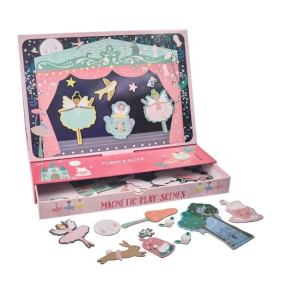Toys | Enchanted Ballet Magnetic Play Scenes Play Set Magnet Dolls ...